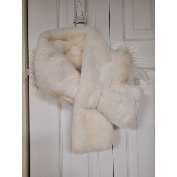 Accessories | Faux Fur Scarf Wrap Stole Shawl Collar Neck Warmer Winter ...